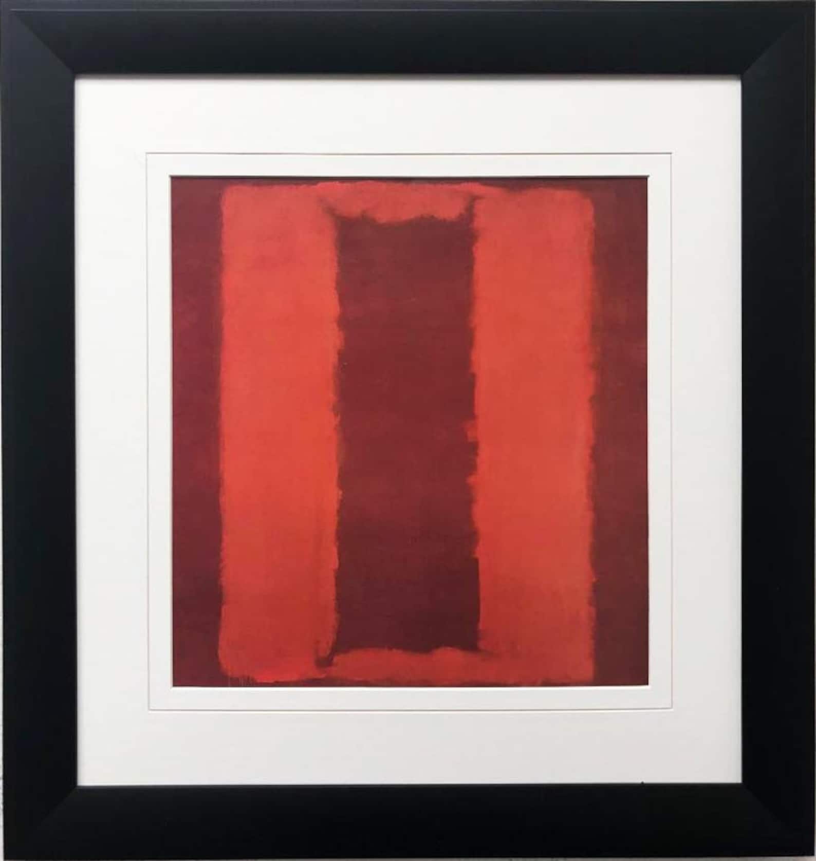 Mark Rothko untitled-seagram Mural Sketch FRAMED - Etsy