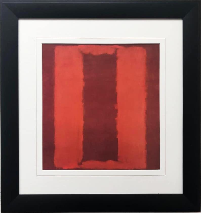 Mark Rothko untitled-seagram Mural Sketch FRAMED - Etsy