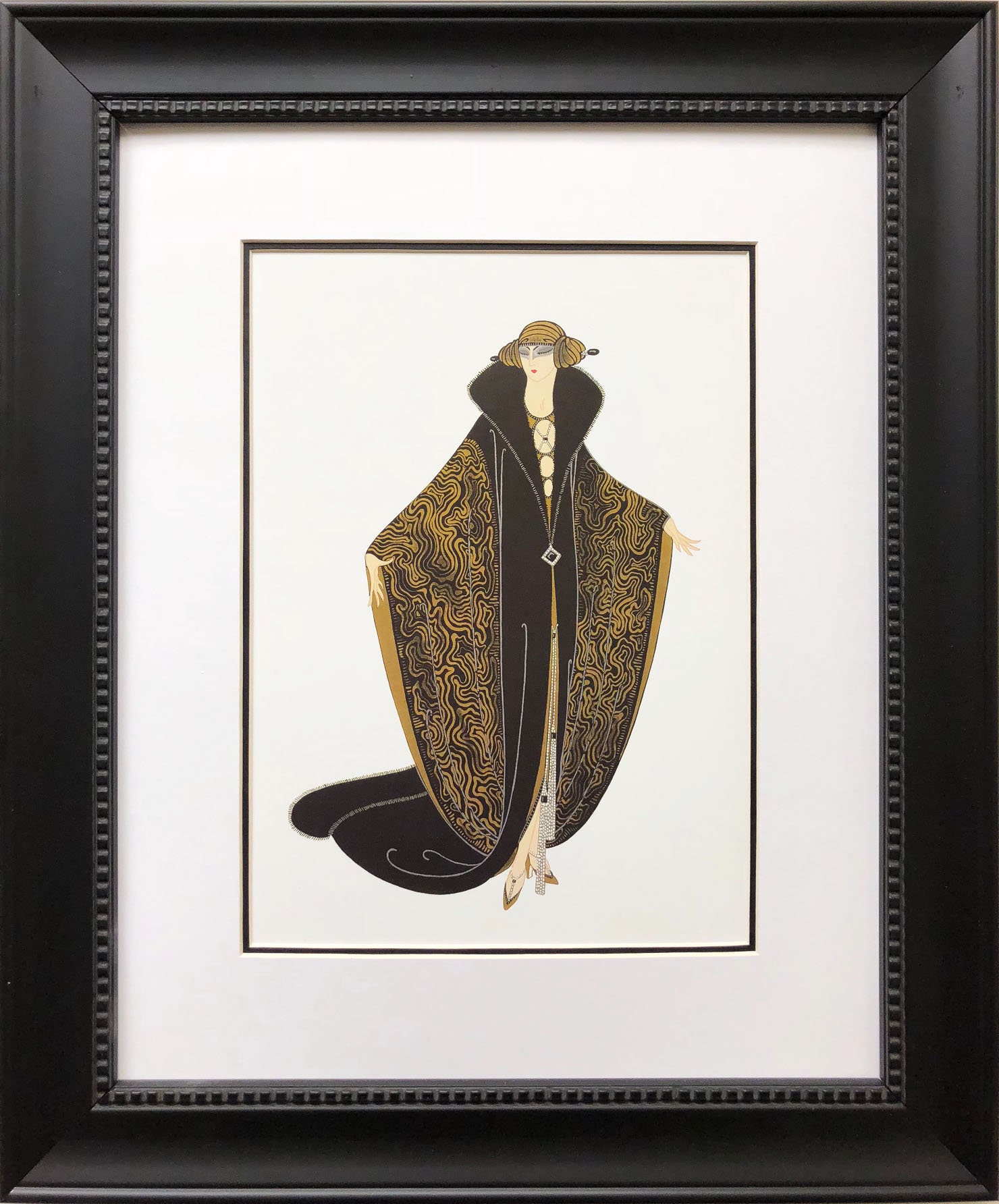 Erte La Capa Dorada Nueva Impresión PERSONALIZADA | Etsy