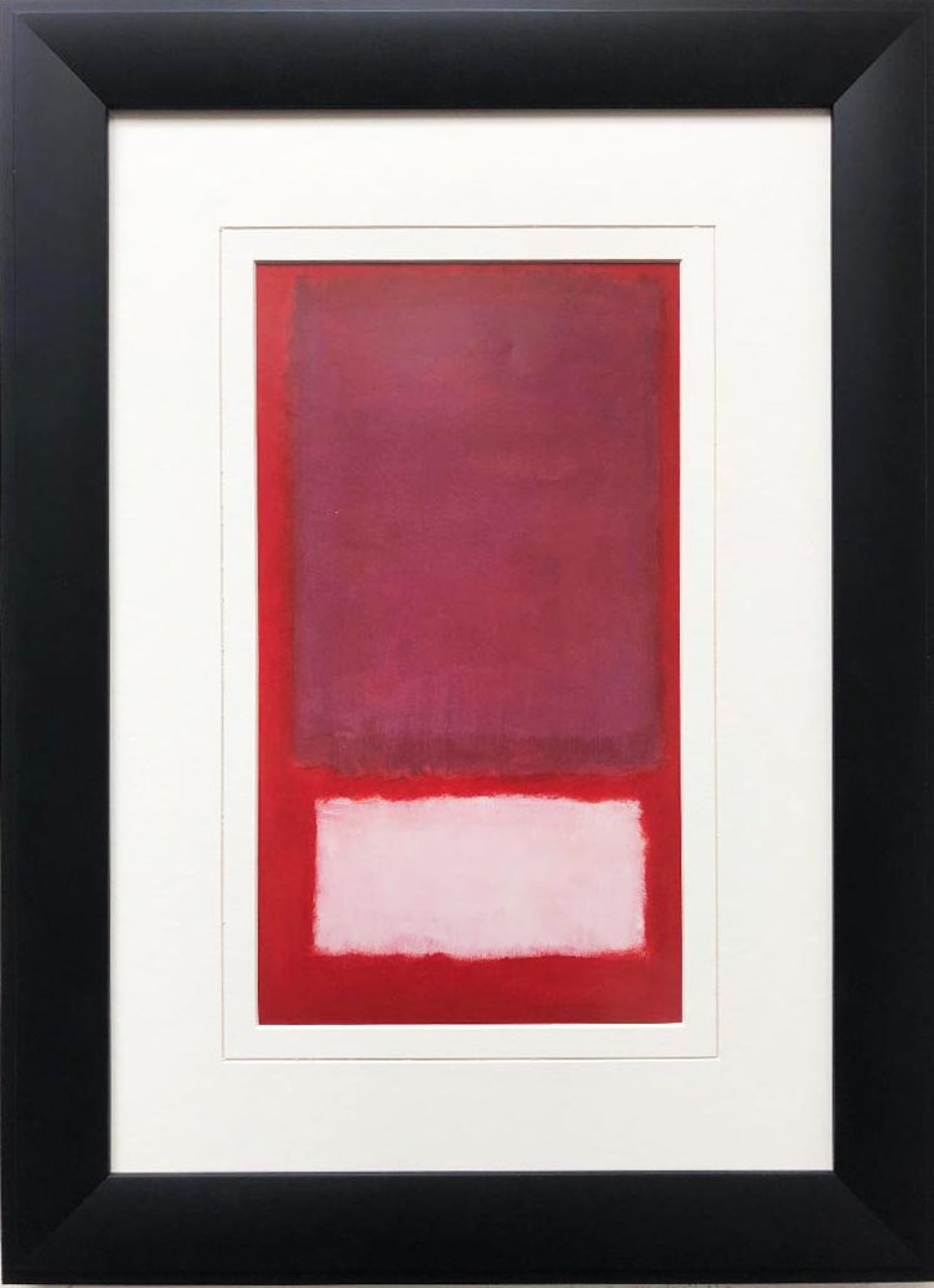 Mark Rothko number 5 FRAMED Art - Etsy