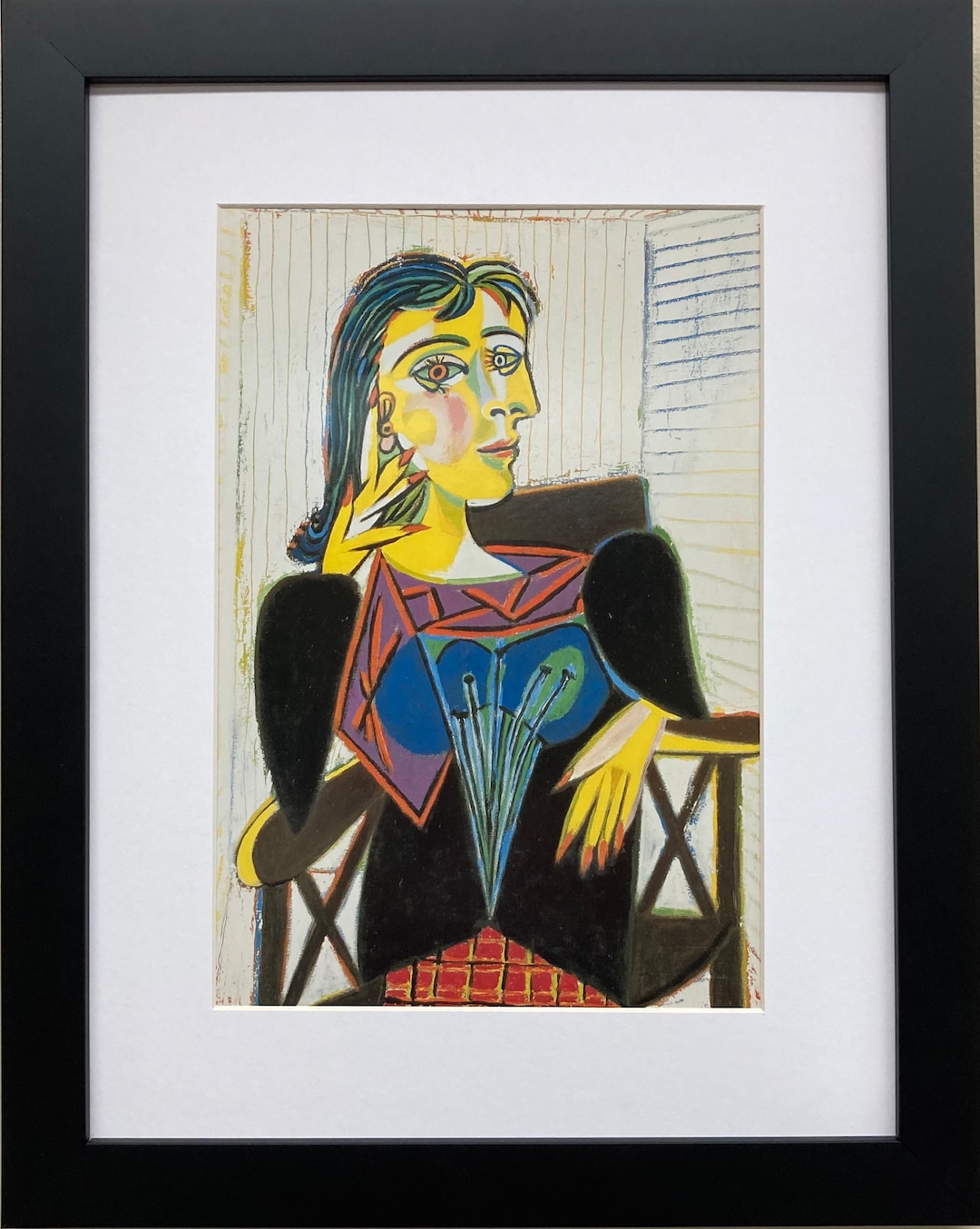 Pablo Picasso "portrait of Dora Maar 1937" FRAMED Art Print Cubism Museum Spain - Etsy