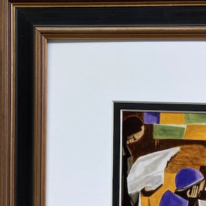 Jacob Lawrence "the Library 1960" New Custom Framed Black Art - Etsy