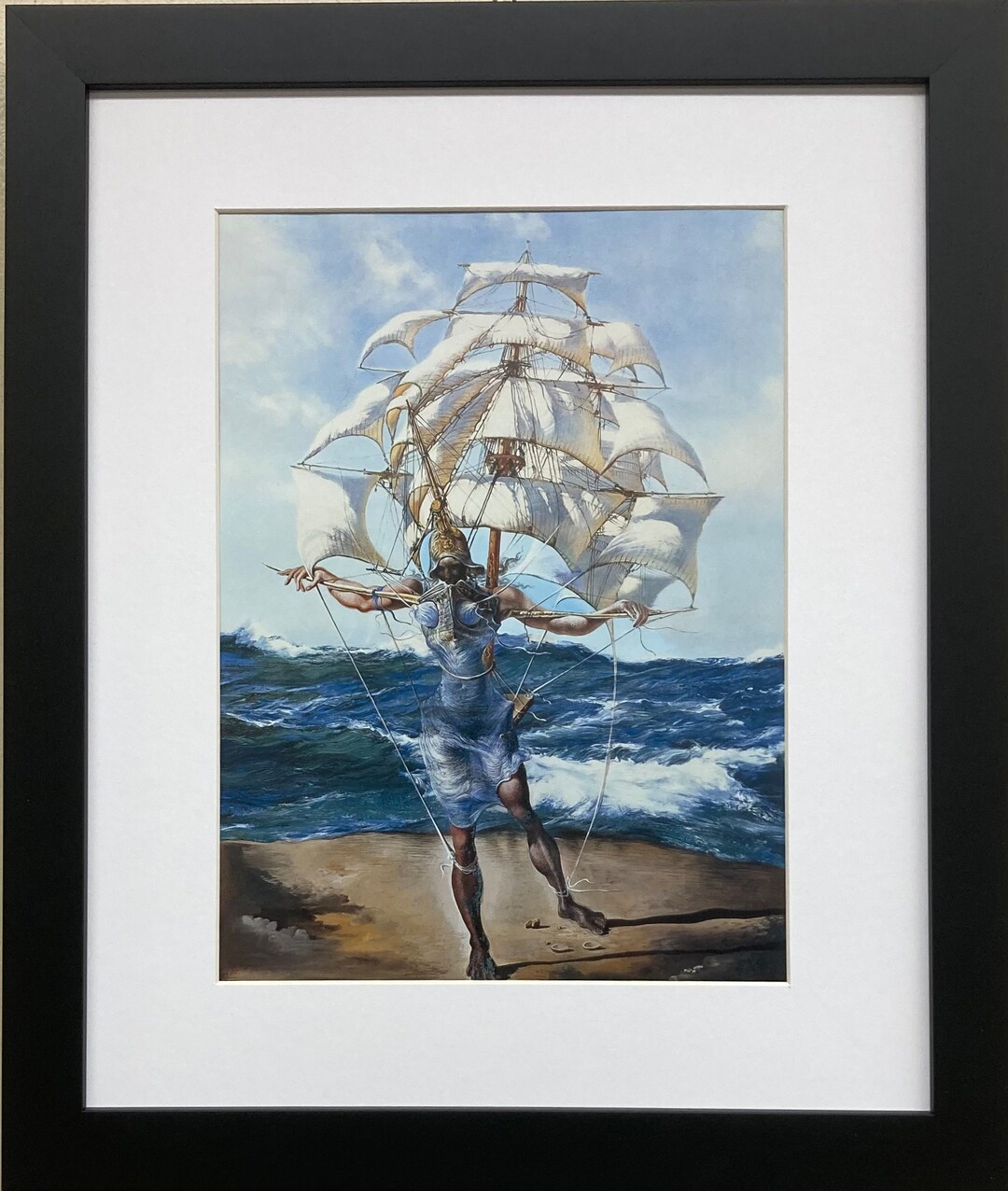 Salvador Dali Costume for Tristan Insane - "the Ship" Framed Surreal ...
