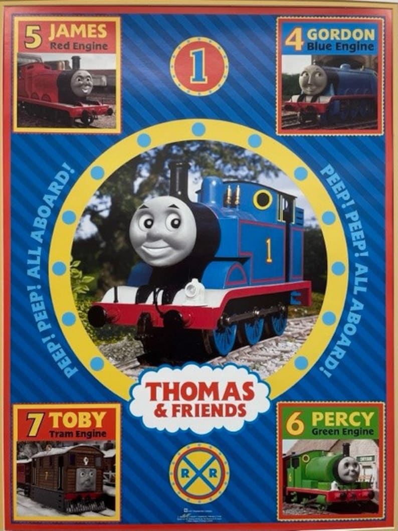 Thomas the Tank Engine "thomas & Friends" FRAMED Art Poster - Etsy