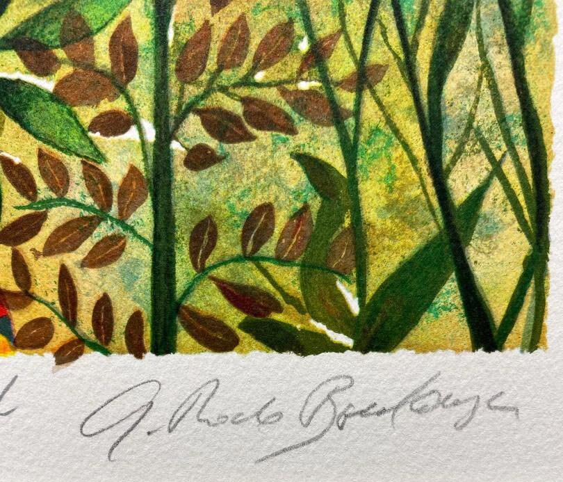 G.R. Boulanger "april" Signed & # FRAMED ART - Etsy