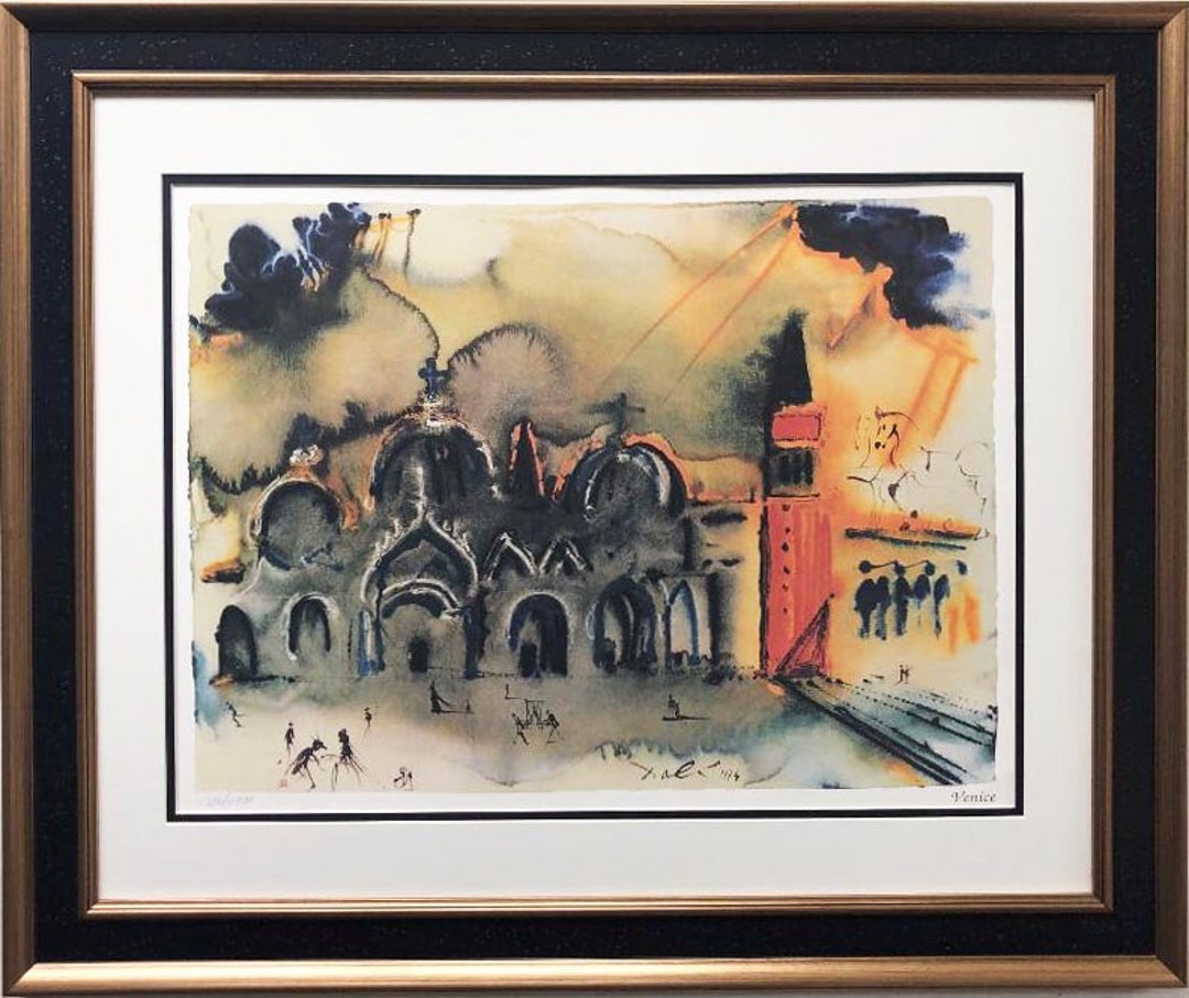 Salvador Dali "venice Reconstructed" FRAMED Limited ART - Etsy
