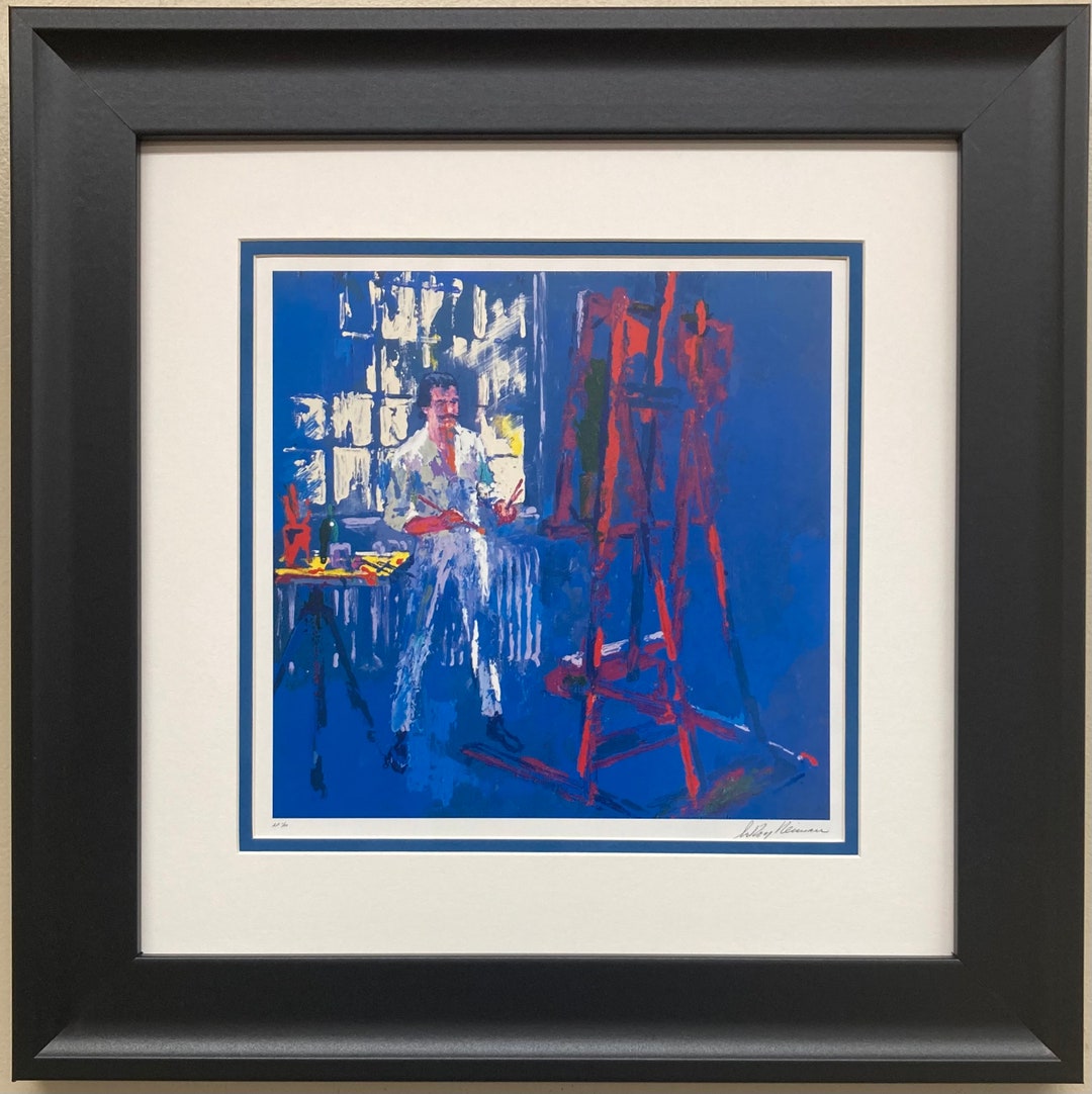 Leroy Neiman "self Portrait " Custom Framed Art Print - Etsy