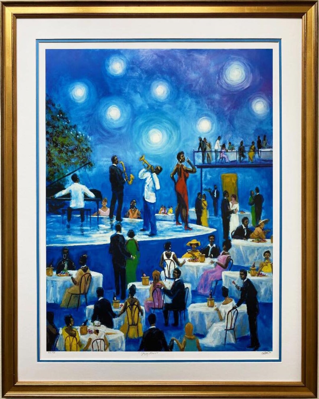 Ted Ellis "jazzy Blues" Signed & # FRAMED W/ COA - Etsy