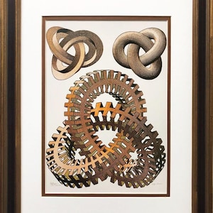 M.c.escher "knots" 1965 CUSTOM FRAMED Art - Etsy