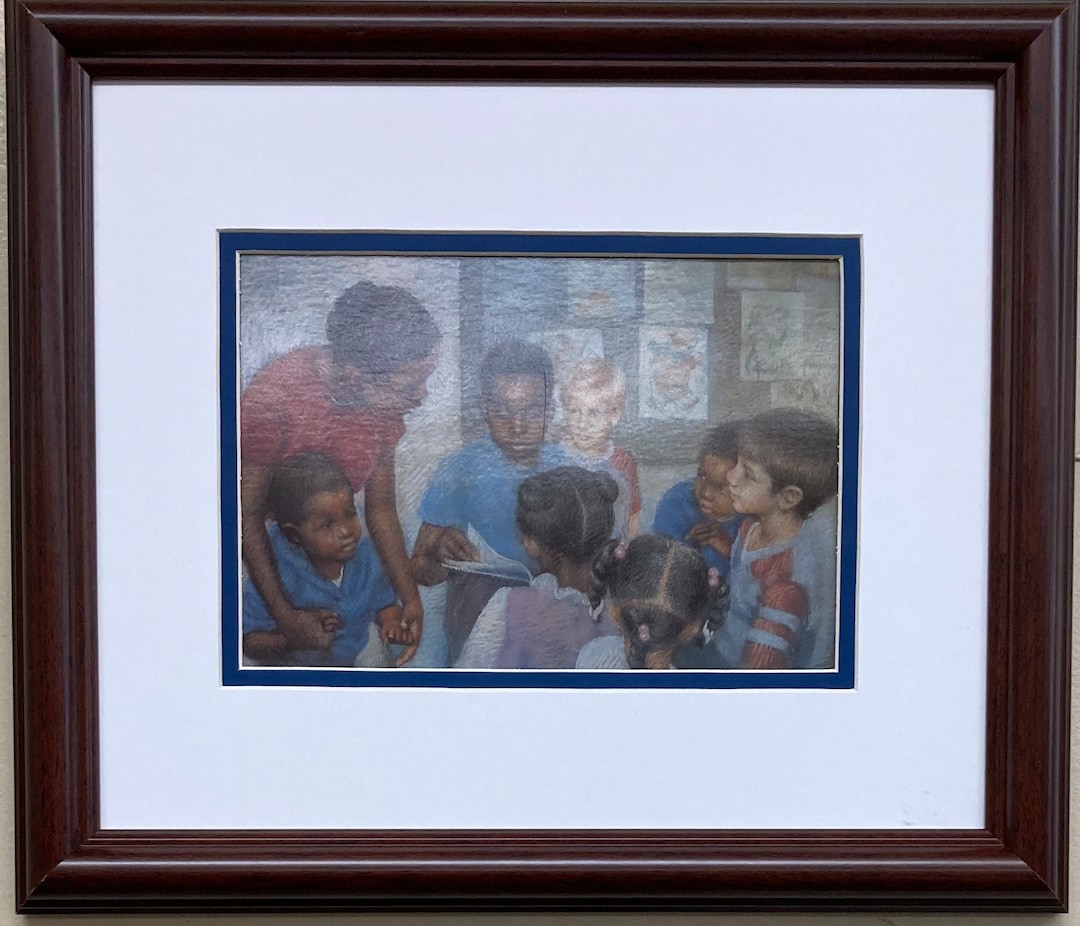 Brenda Joysmith "day Care" Newly Custom FRAMED Black Art - Etsy