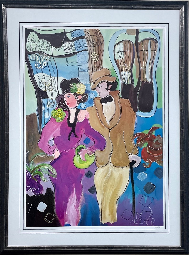 Zule Moskowitz "pink Dream" Hand Signed Newly FRAMED Lithographic Art ...