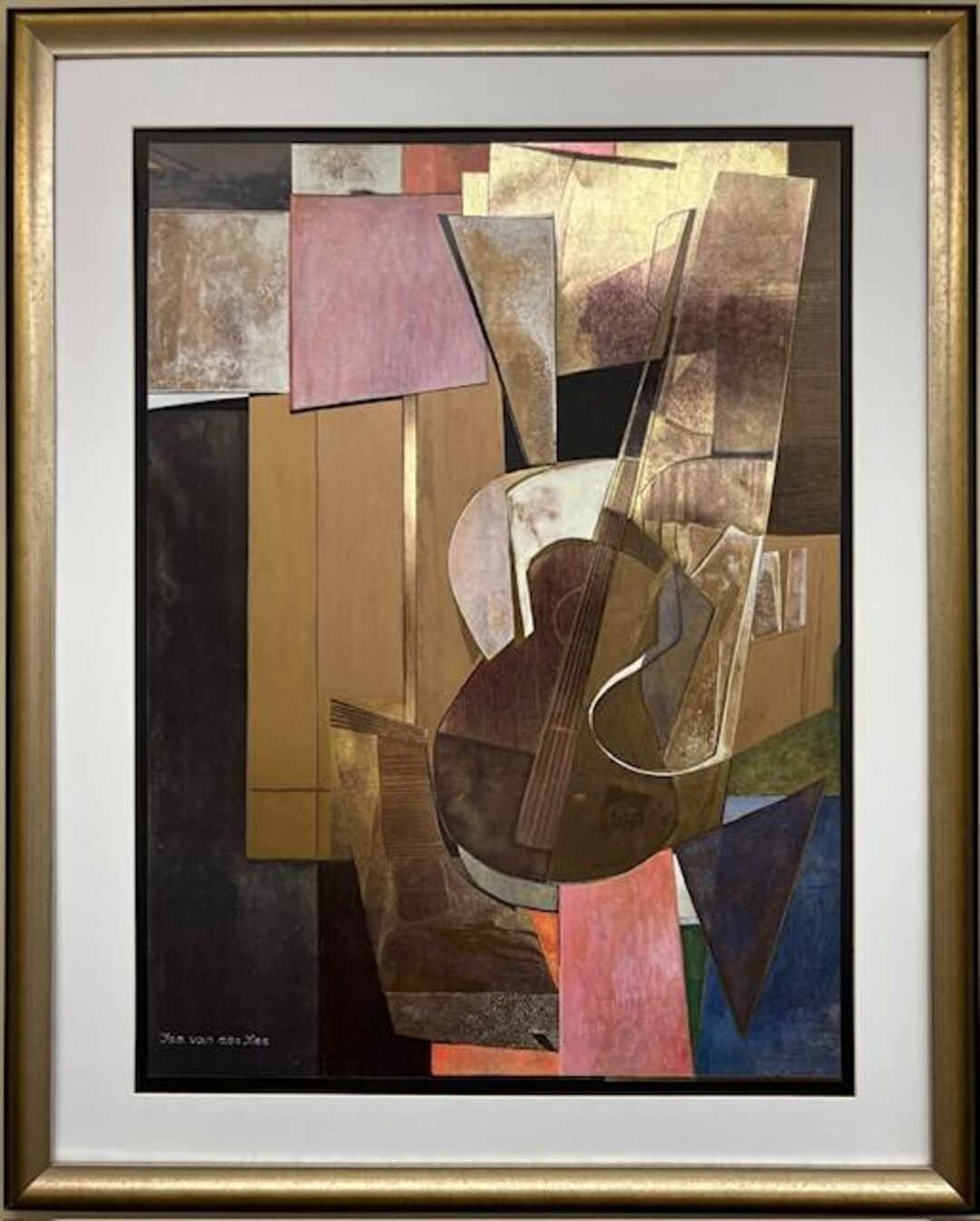 Isa Van Der Zee "harmony" Plate Signed Multimedia Framed Music Art New ...