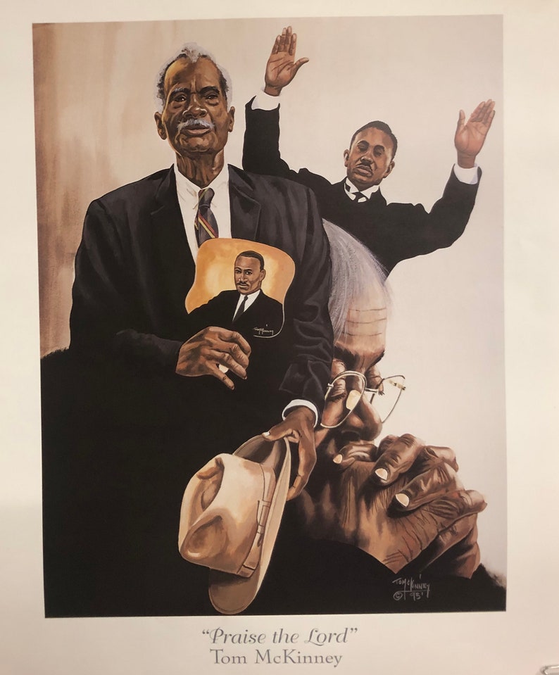 Tom Mckinney "praise the Lord" Art Print - Etsy