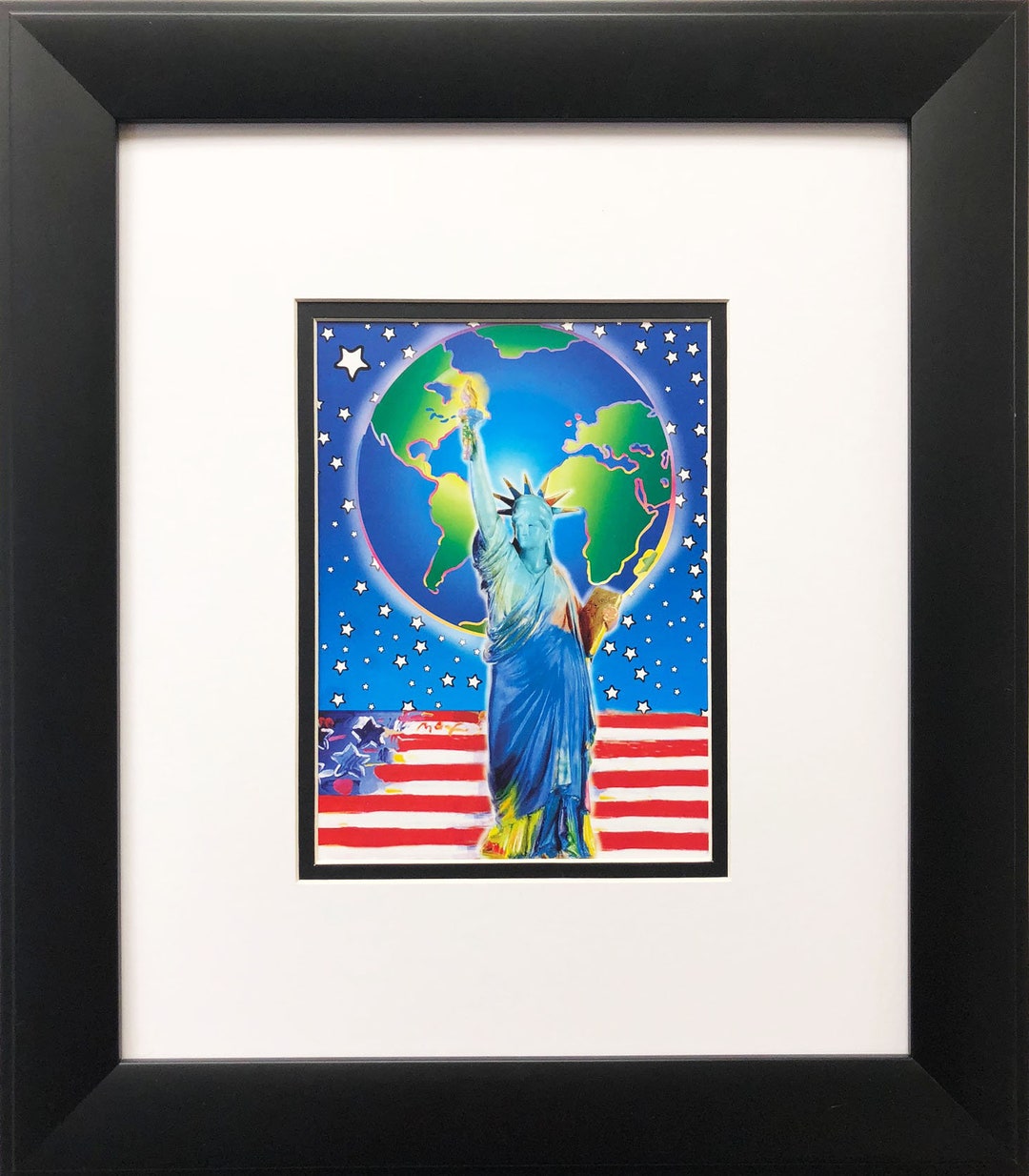Peter Max "peace on Earth" NEW CUSTOM FRAME Print - Etsy