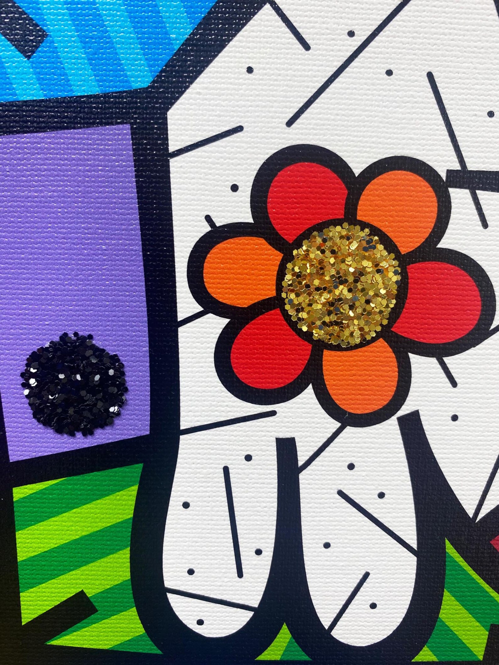 Romero Britto "little Hug" New Custom Framed Hand Signed Limited ...