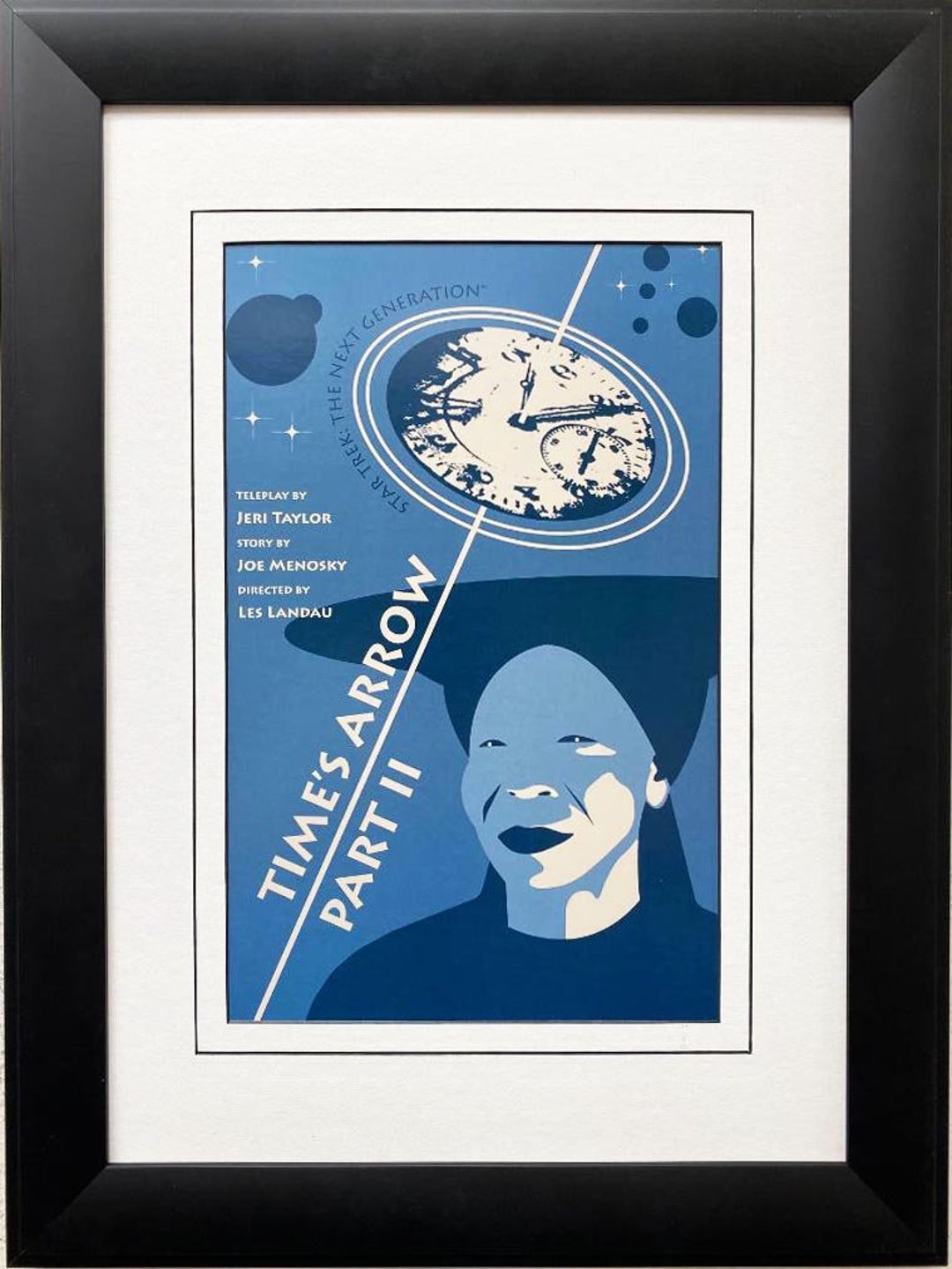 Star Trek: Next Generation "times Arrow-part II " FRAMED ART He Ne - Etsy