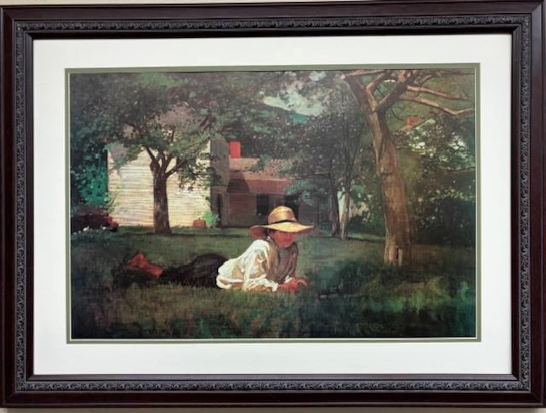 Winslow Homer "the Nooning" FRAMED American Country Children Art Print ...