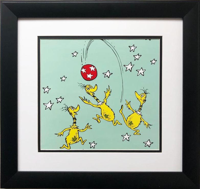 Dr. Seuss " Star Bellied Sneetches " NEW FRAMED ART - Etsy