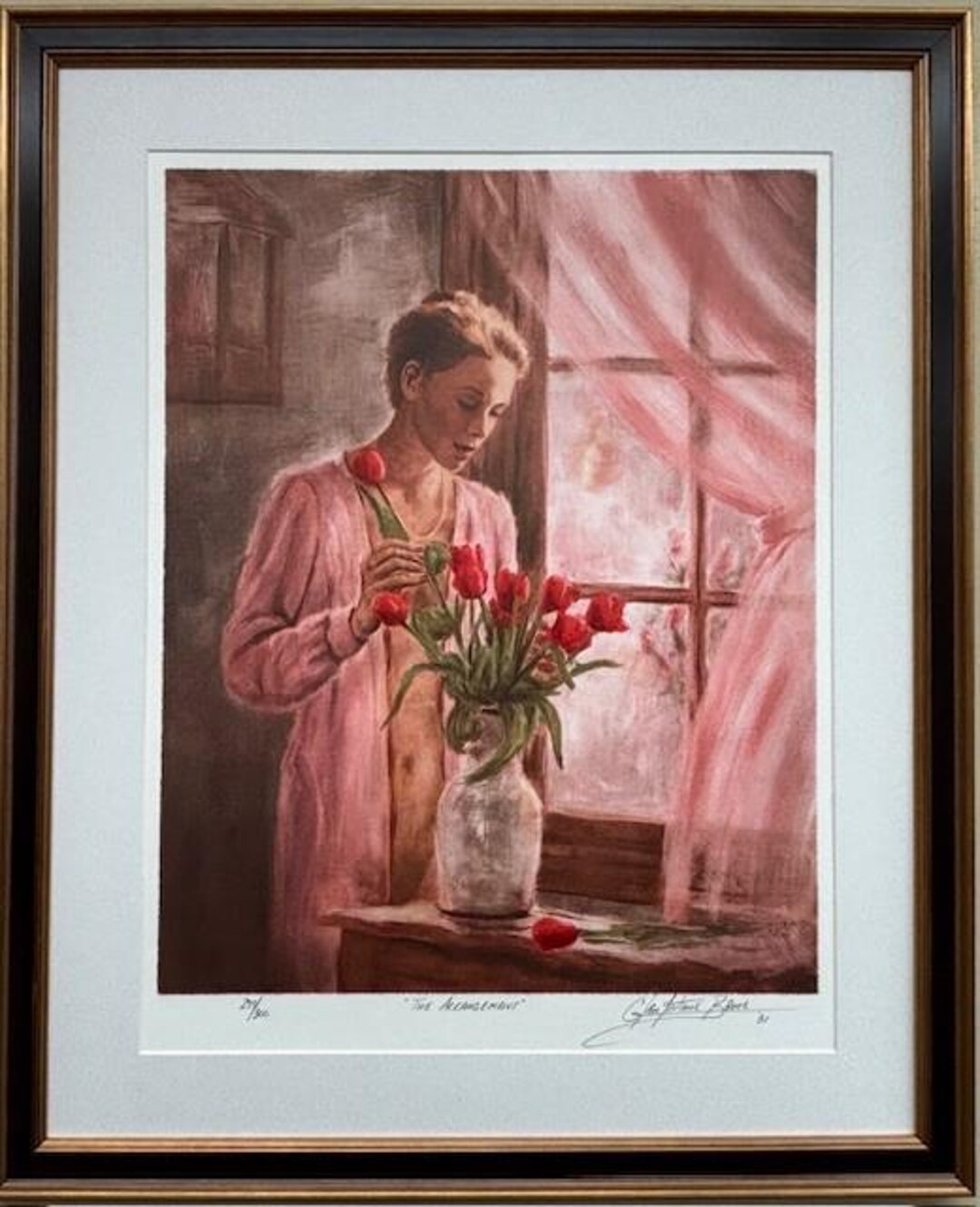 Glen Fortune Banse "the Arrangement" Hand Signed & Lithograph FRAMED ...