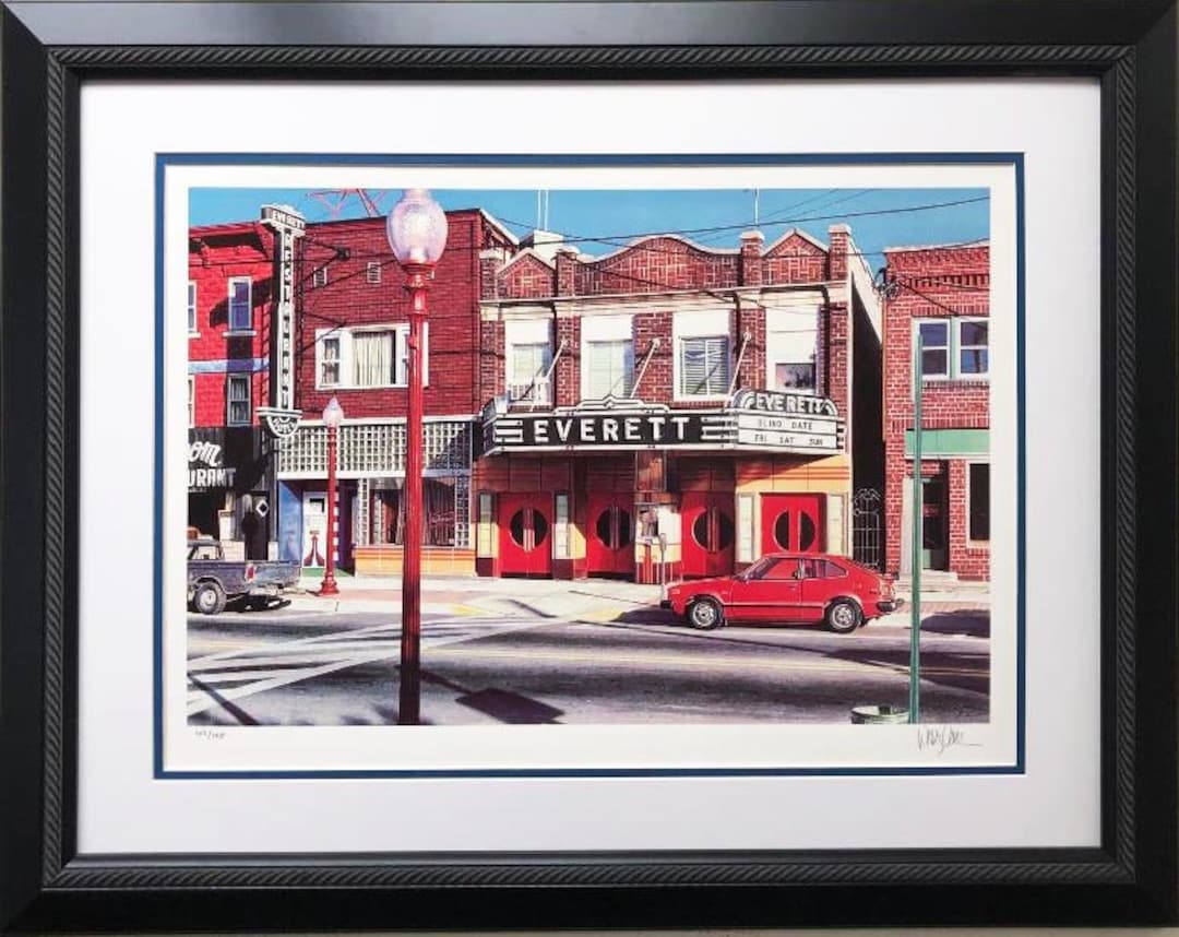 Davis Cone "everett" Framed ART New Serigraph - Etsy