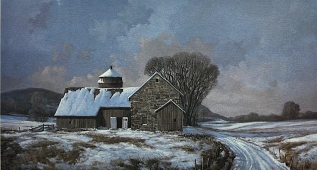 Gerald Lubeck "farm Road" Hand Signed Limited Edition Framed Farm ...