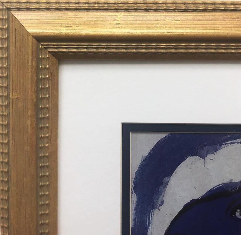 Marc Chagall the Blue Goat New CUSTOM FRAMED Art - Etsy