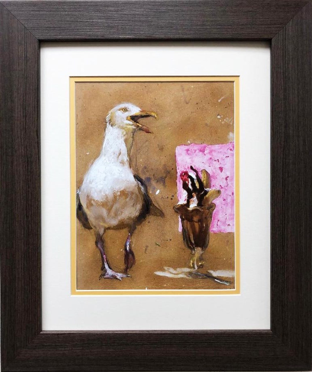 Jamie Wyeth "banana Split" CUSTOM FRAMED Art - Etsy