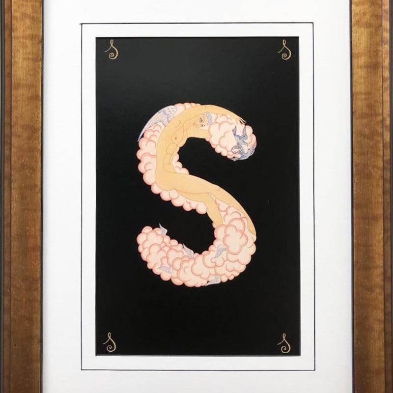Erte Letter A - Etsy
