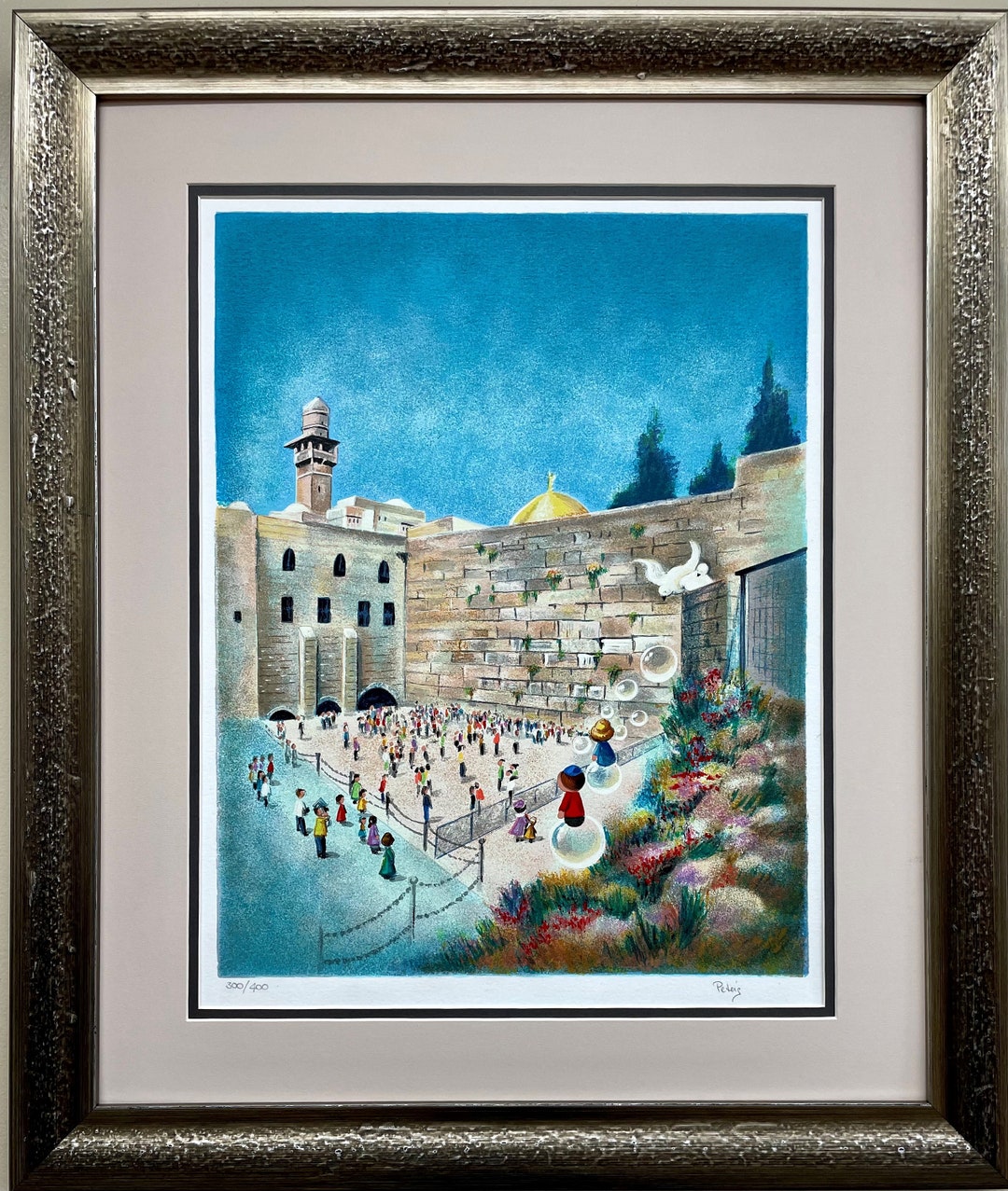 Peter G "the Wall" Hand Signed Lmtd Edition Custom Framed Art - Etsy