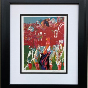 Leroy Neiman "coach Devaney '74 " FRAMED Art Football Nebraska Suite - Etsy