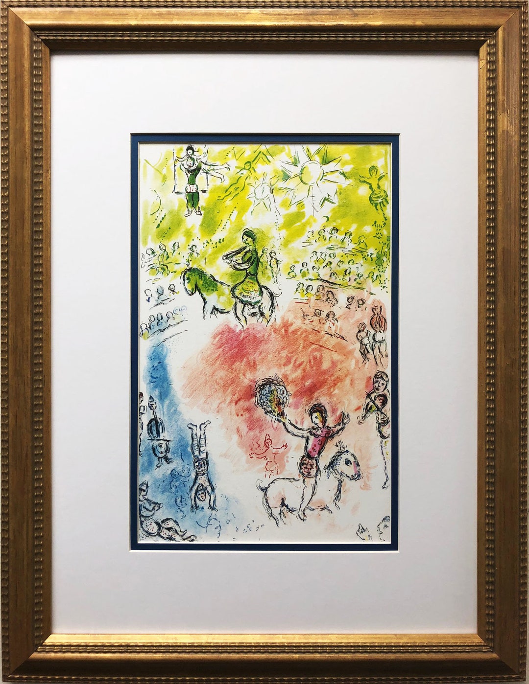 Marc Chagall La Parade Newly Custom Framed Rare Offset Litho Etsy