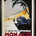 Geo Ham "monaco, 1933" Grand Prix Auto Monte Carlo Car Race Framed ...