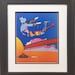 Peter Max cosmic Flyer 2000 Newly Custom Framed Print Art POP ...