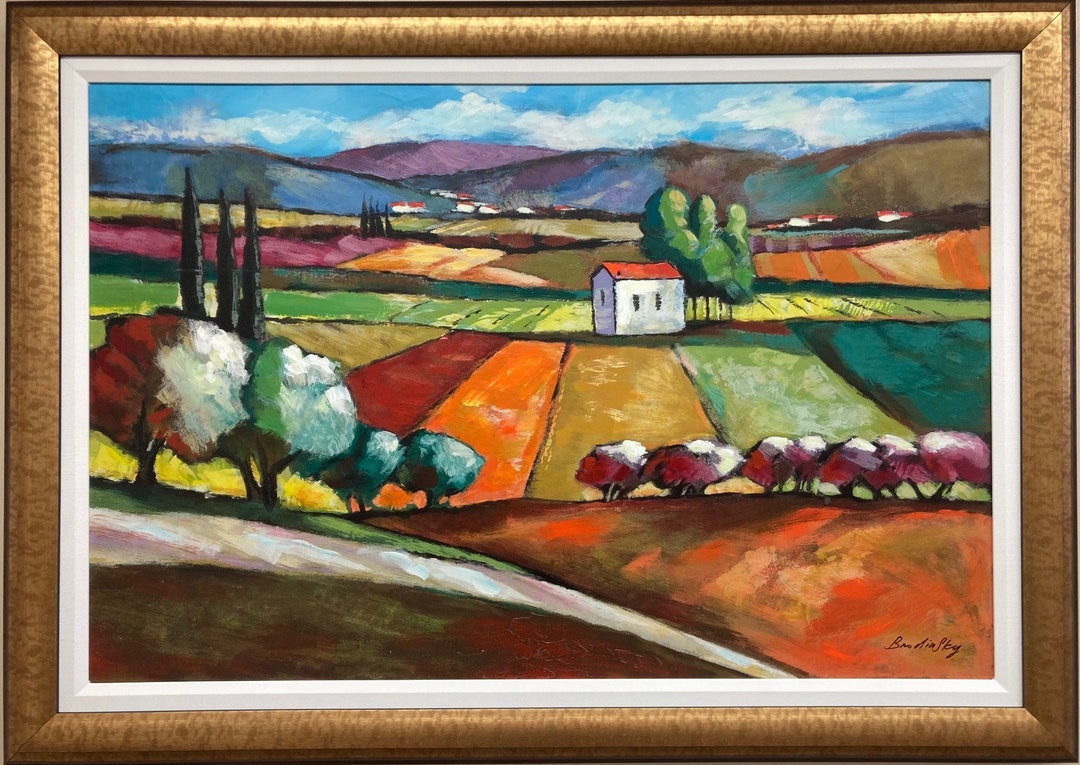 Slava Brodinsky beyond the Horizon Framed Art Hand Signed Serigraph on ...