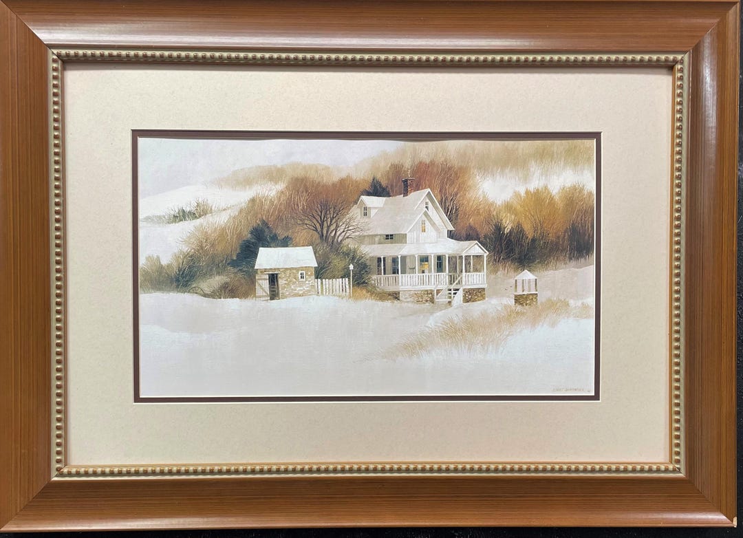 Albert Swayhoover "beckett Farm" FRAMED Americana Country Farm Framed ...