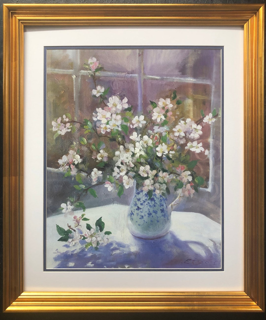 Elizabeth Parsons "spring Blossoms" Custom Framed Art Print Floral New ...