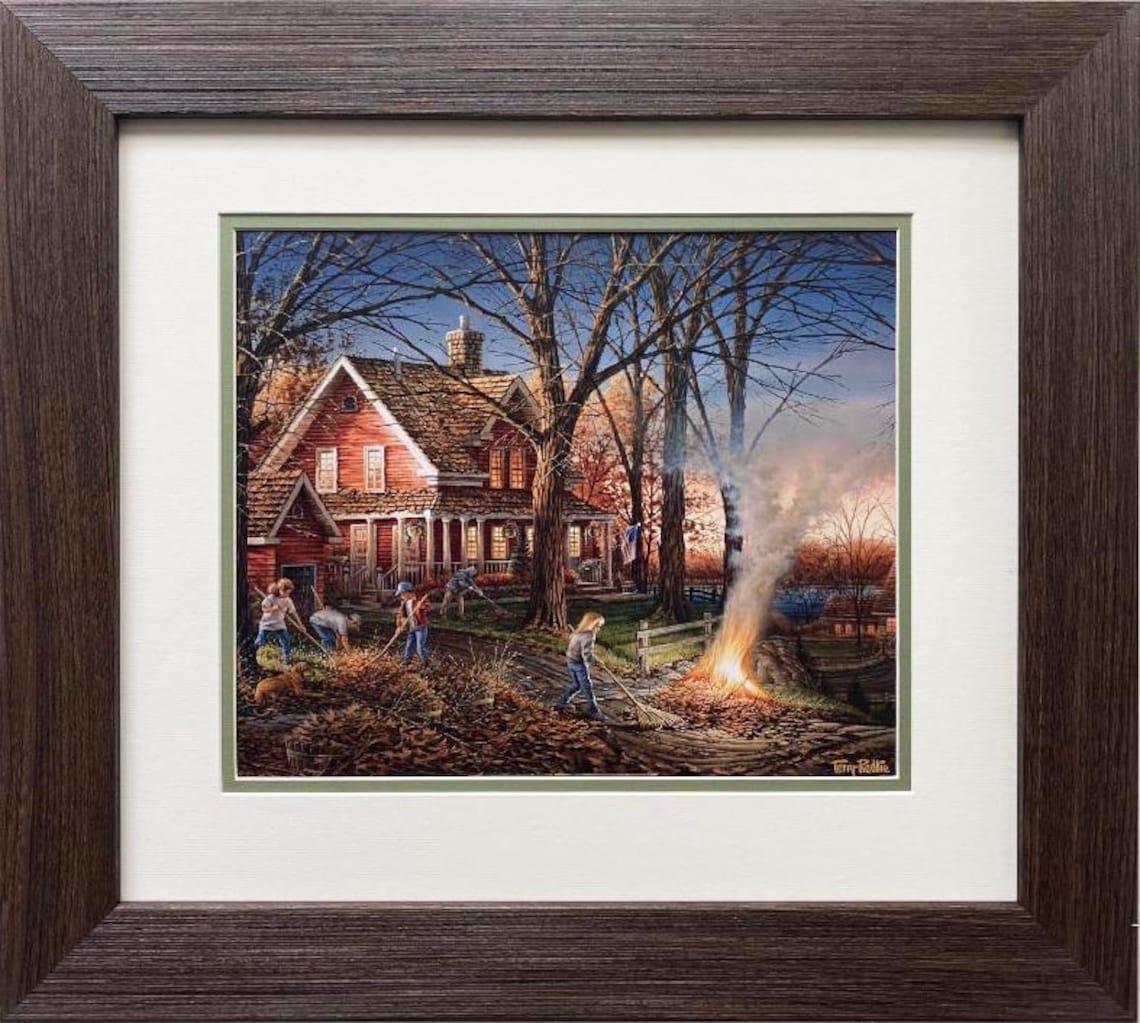 Terry Redlin autumn Evening CUSTOM FRAMED Art - Etsy Sweden