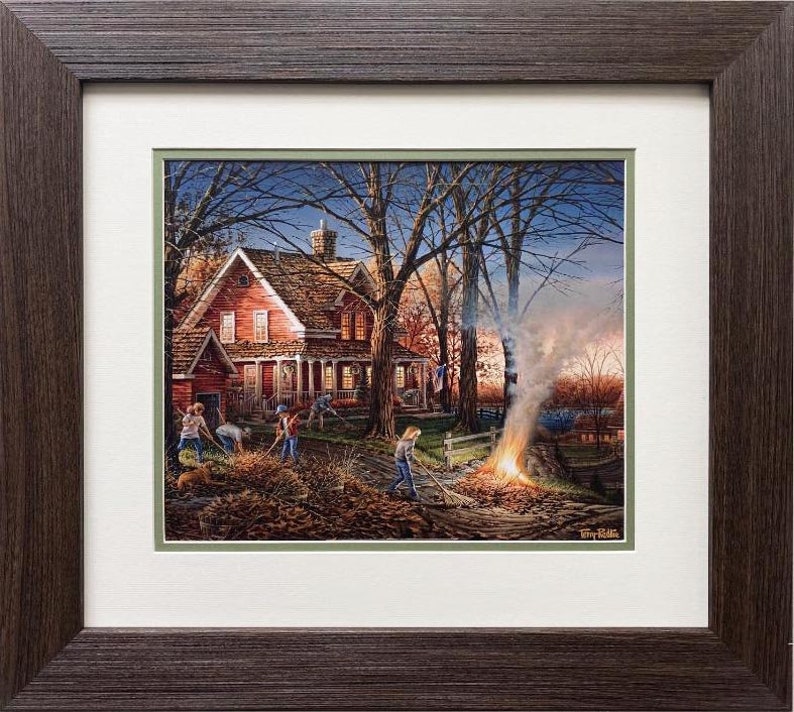 Terry Redlin autumn Evening CUSTOM FRAMED Art - Etsy Sweden
