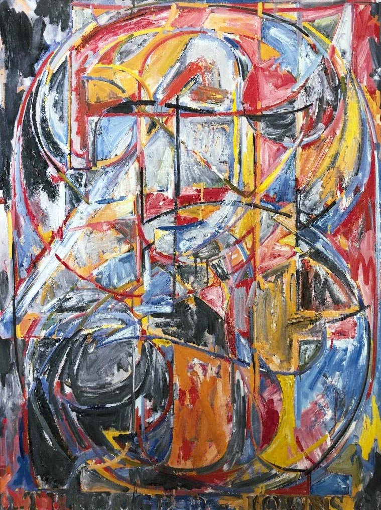 Jasper Johns 0 Through 9 FRAMED Pop Art | Etsy