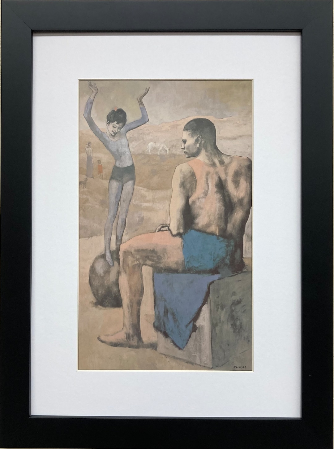 Pablo Picasso "acrobat on a Ball 1905" FRAMED Art Print Cubism Museum ...