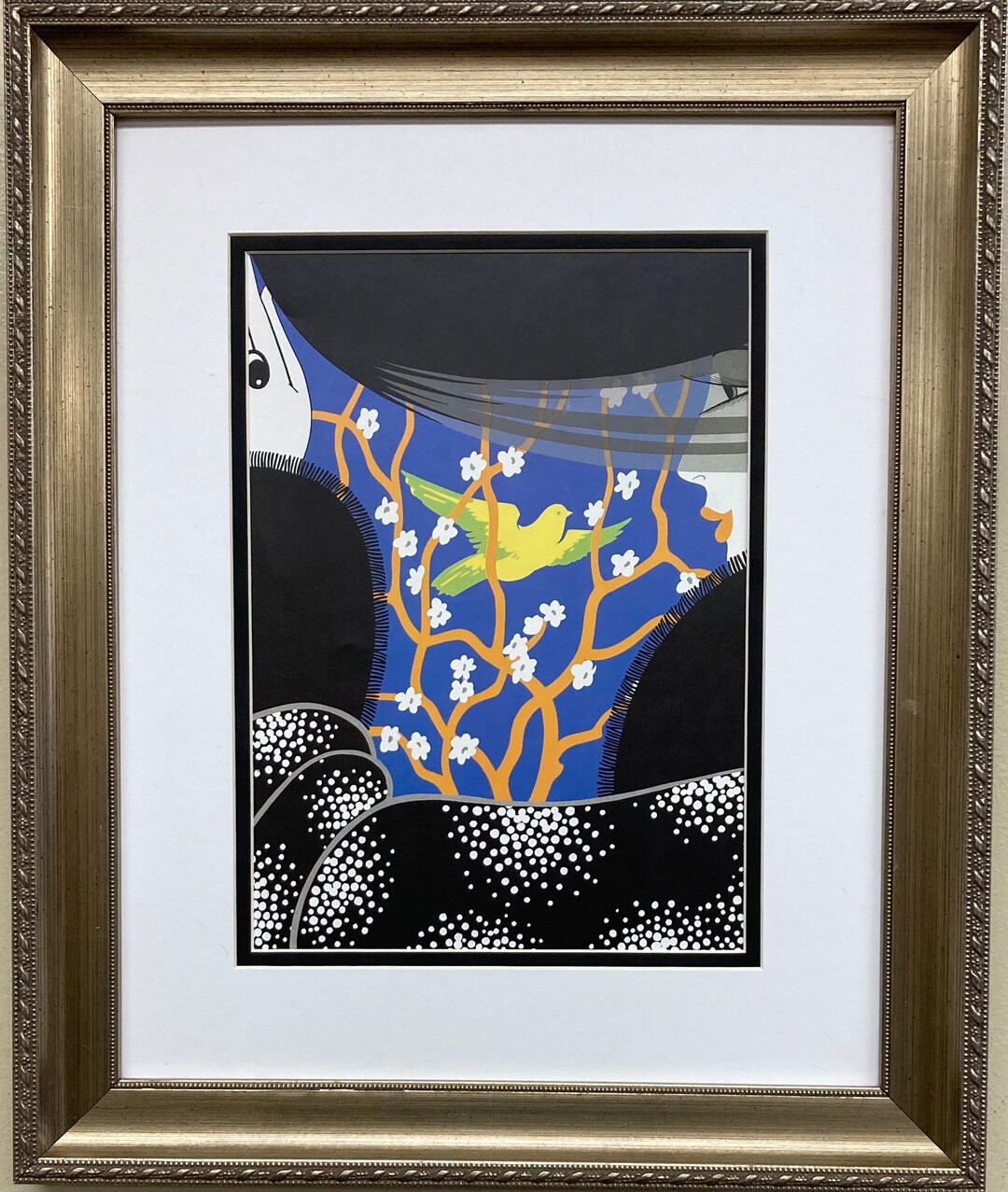 Erte "spring" CUSTOM FRAMED Print - Etsy