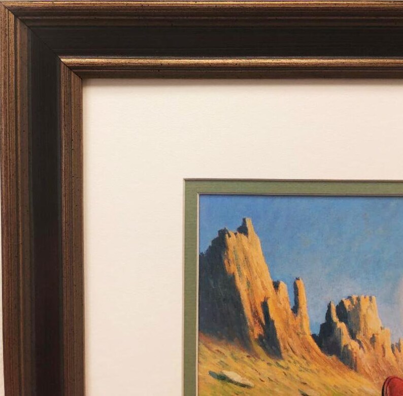 Charles Wysocki "thinking About Amanda" New CUSTOM FRAMED Art - Etsy