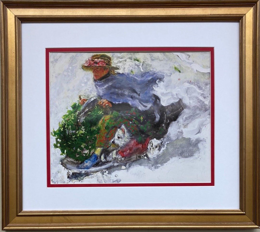 Jamie Wyeth "stealing Holly From the Irenee" CUSTOM FRAMED Art Andrew ...