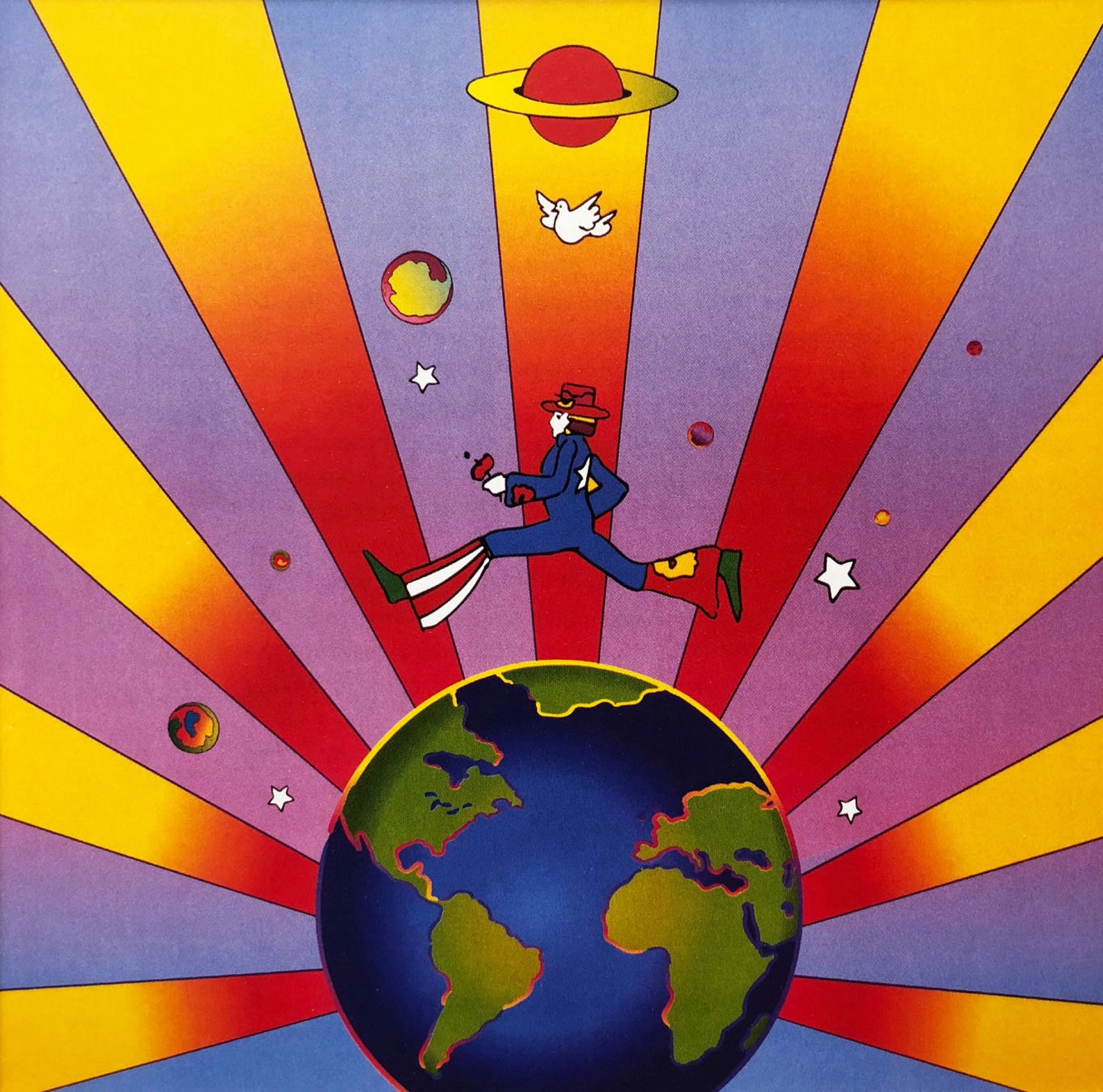 Peter Max us EPA Poster '96 Newly Custom - Etsy