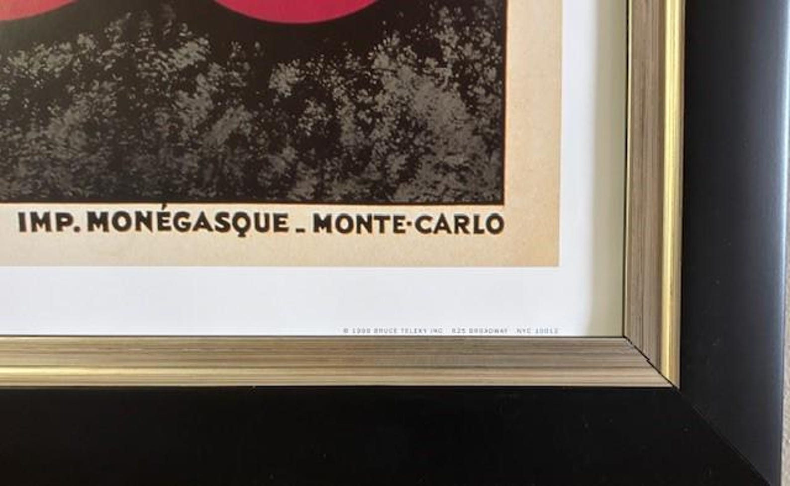 Geo Ham "monaco, 1933" Grand Prix Auto Monte Carlo Car Race Framed ...