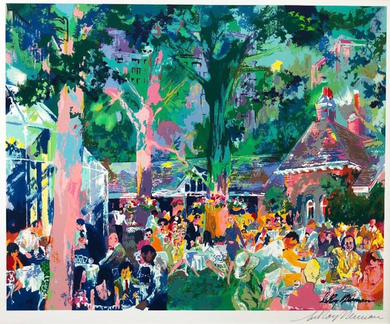 Leroy Neiman "tavern on the Green" Signed Art Serigaph New - Etsy