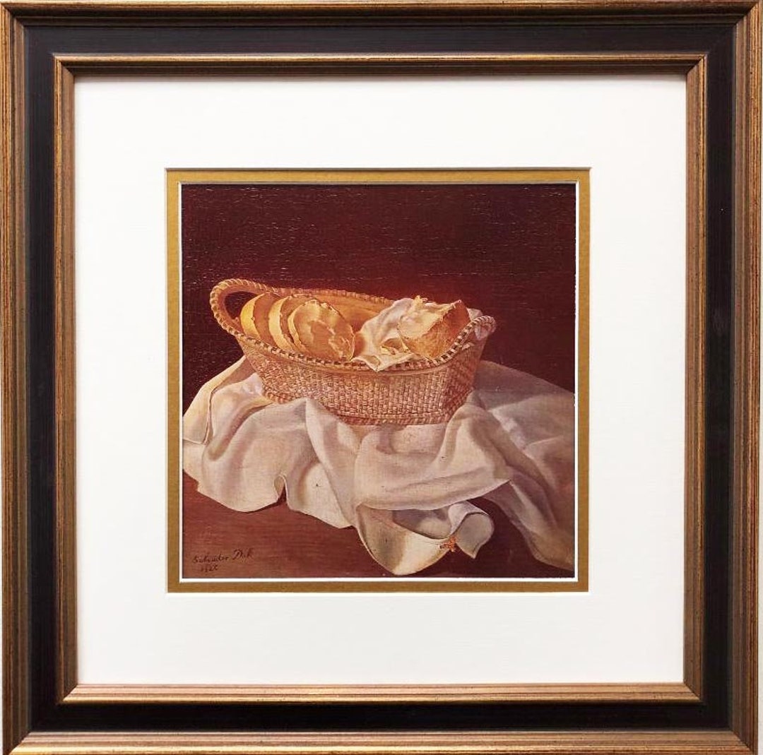 Salvador Dali "the Basket of Bread" CUSTOM FRAMED ART - Etsy