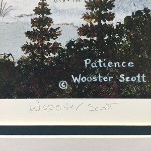 Jane Wooster Scott "patience" Hand Signed Custom Framed Art Limited ...