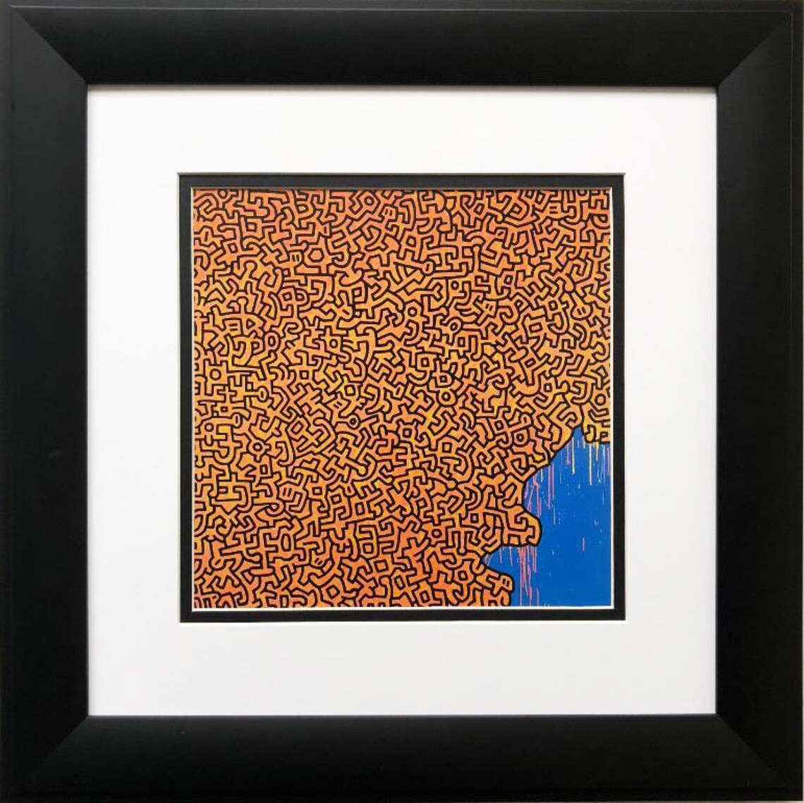 Keith Haring brazil CUSTOM FRAMED Print - Etsy