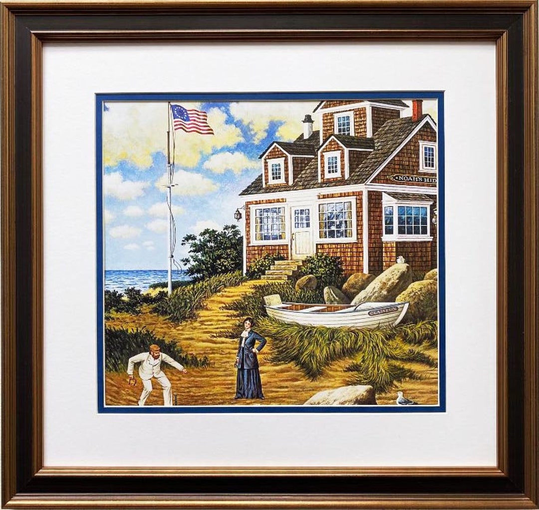 Charles Wysocki "a Delightful Day on Sparkhawk Island" New CUSTOM ...
